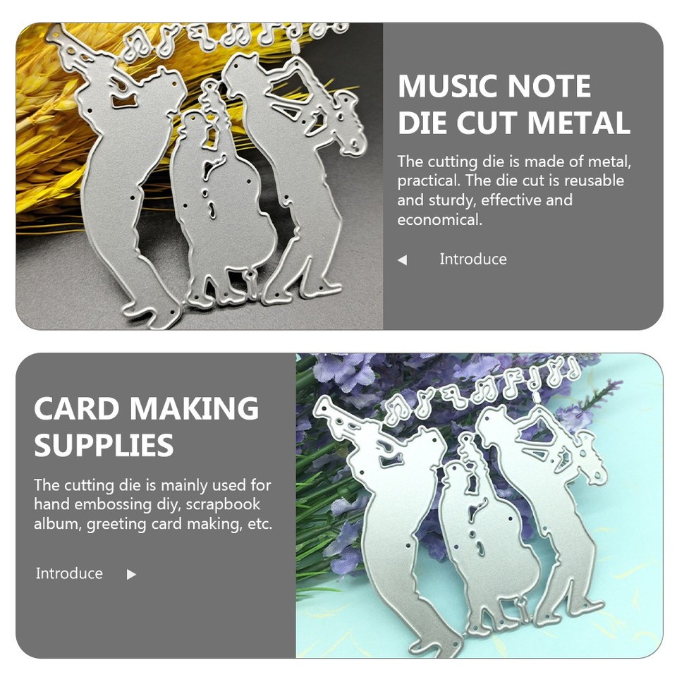 Metal Die Cuts for Card Making Music Craft Cutting Dies | eBay Australia