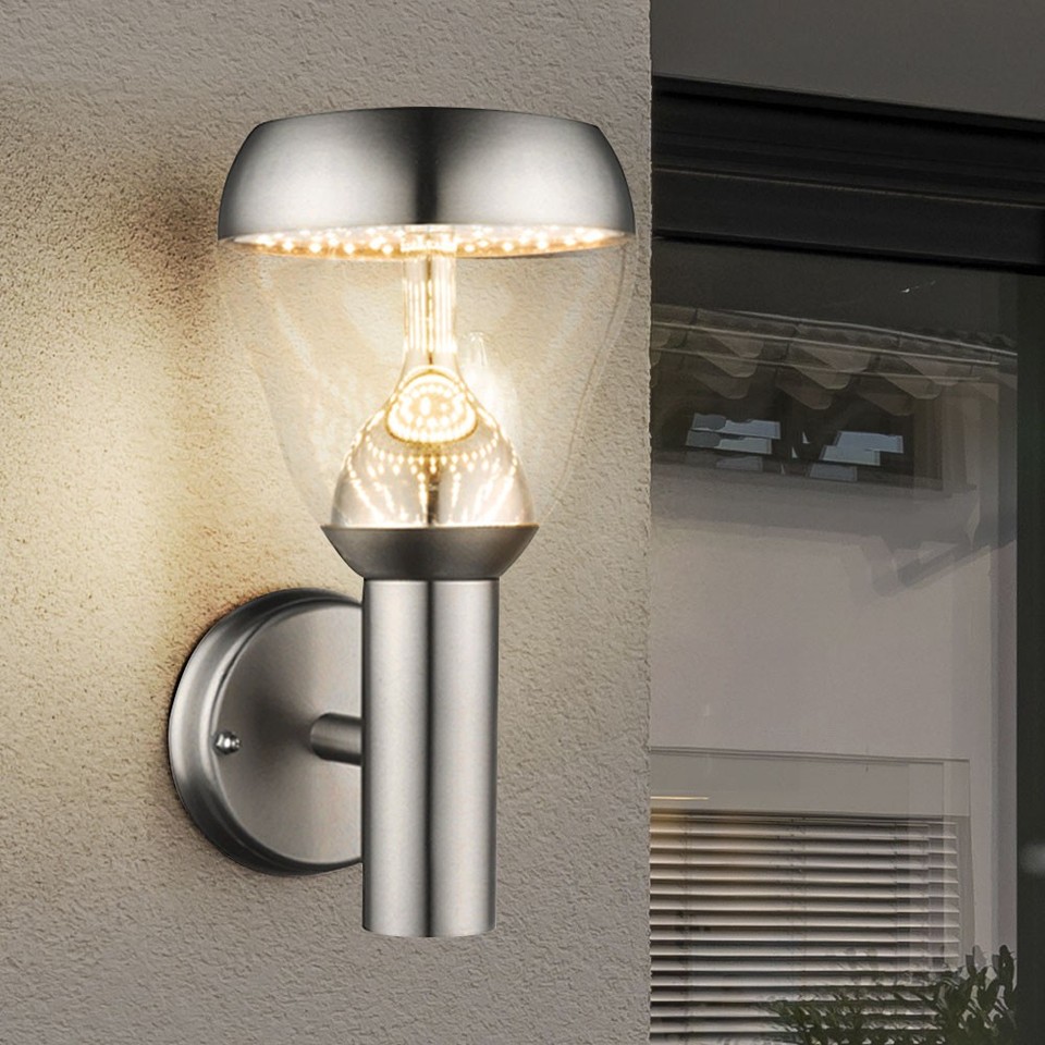 Acciaio Inox LED Illuminazione per Esterni Applique Faretto Veranda ...