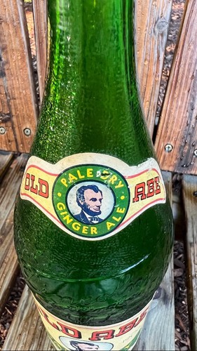 Old Abe Lincoln Pale Ale Green Quart Chicago Bottle Lincoln Bottling | eBay
