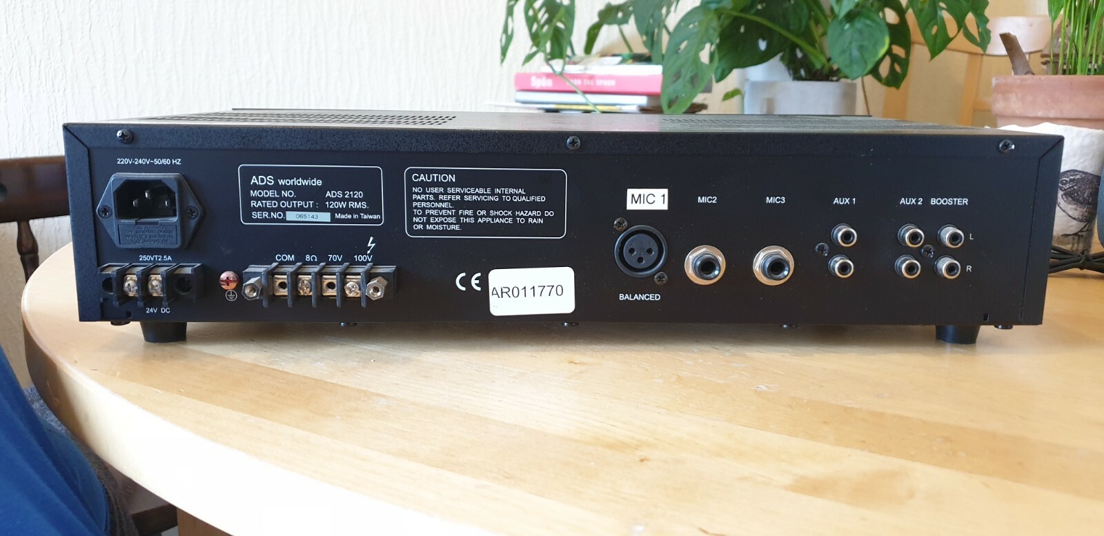 ADS Worldwide ADS 2120 120 RMS Amplifier | eBay UK