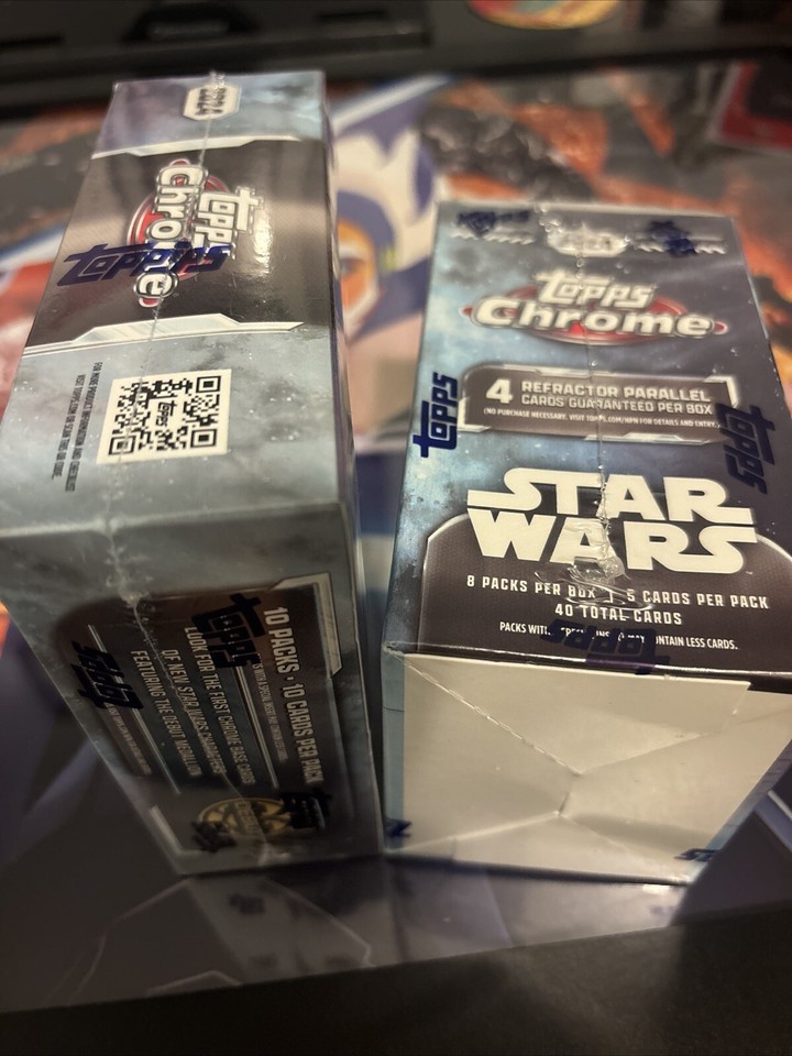 2024 Topps Chrome Star Wars Hobby Box Combo Sealed | eBay