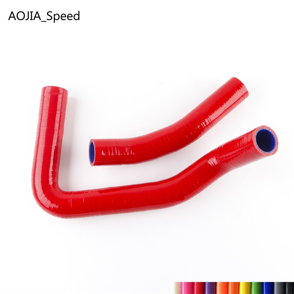 For 1983-1987 Toyota Corolla AE86 Levin Sprinter Silicone Radiator Red ...