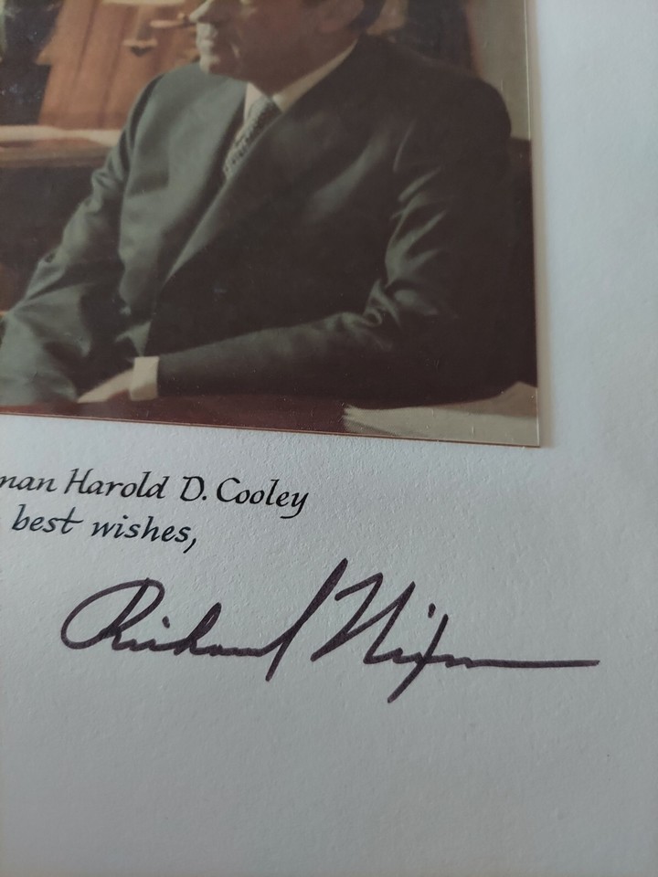President Richard Nixon Signed Photograph Presidential Autograph | eBay