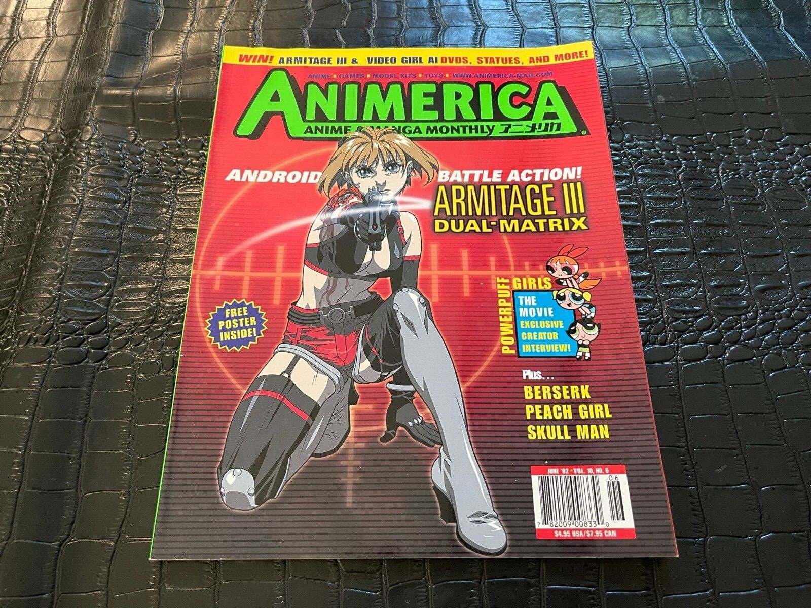 VOL 10 #6 ANIMERICA anime and manga monthly magazine ARMITAGE III | eBay