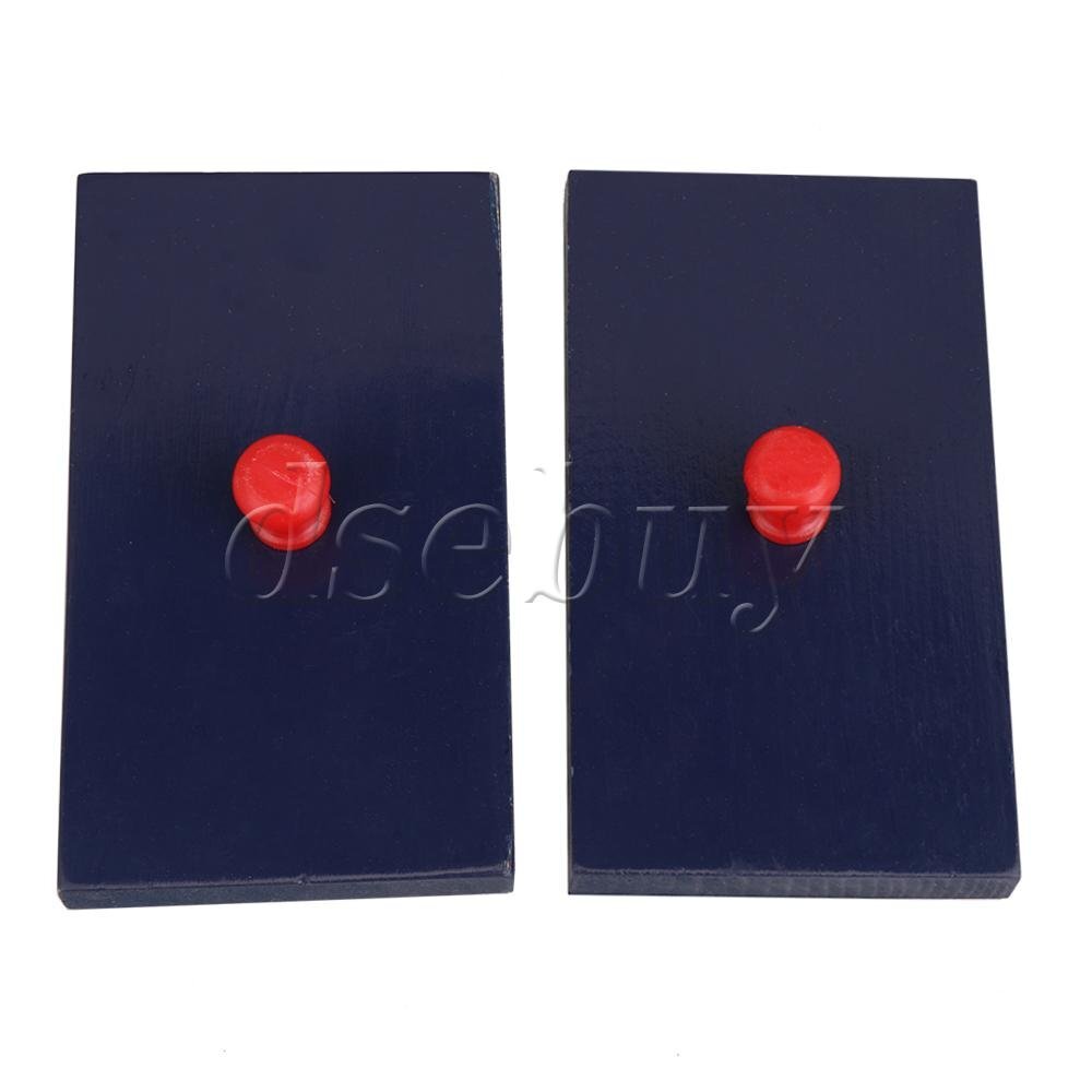 1 Pair Rhythm Band Wood Sand Block Hand Percussion Blocks Instrument w ...