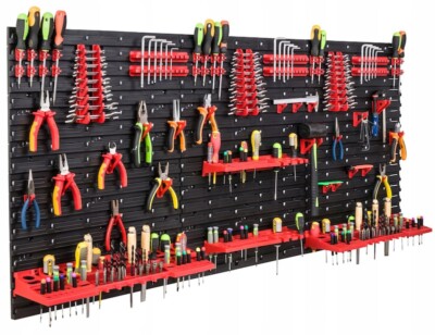 TOOL BOARD 172 x 78 CM WORKSHOP BOARD FOR TOOLS WALL MOUNTED DIY ...