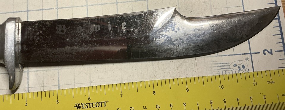 Edge Mark Knives 469 Bowie 8 1/8" Blade Knife STAG Solingen Germany W ...