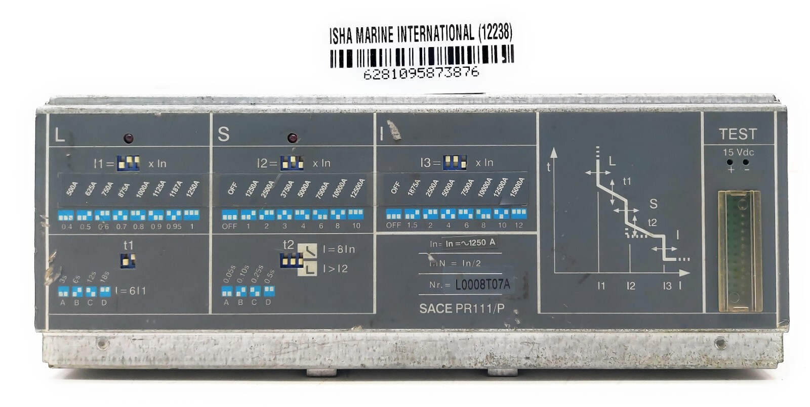 ABB SACE PR111/P Solid State Programmer LI For Sace Horizontal Mount | eBay