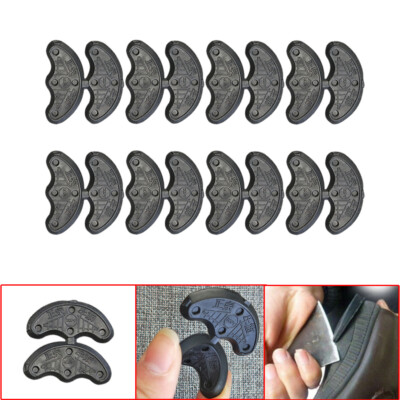 40Pcs/ 20 Pairs Rubber Heel Savers Toe Plate Tap Shoe Repair Pads DIY ...