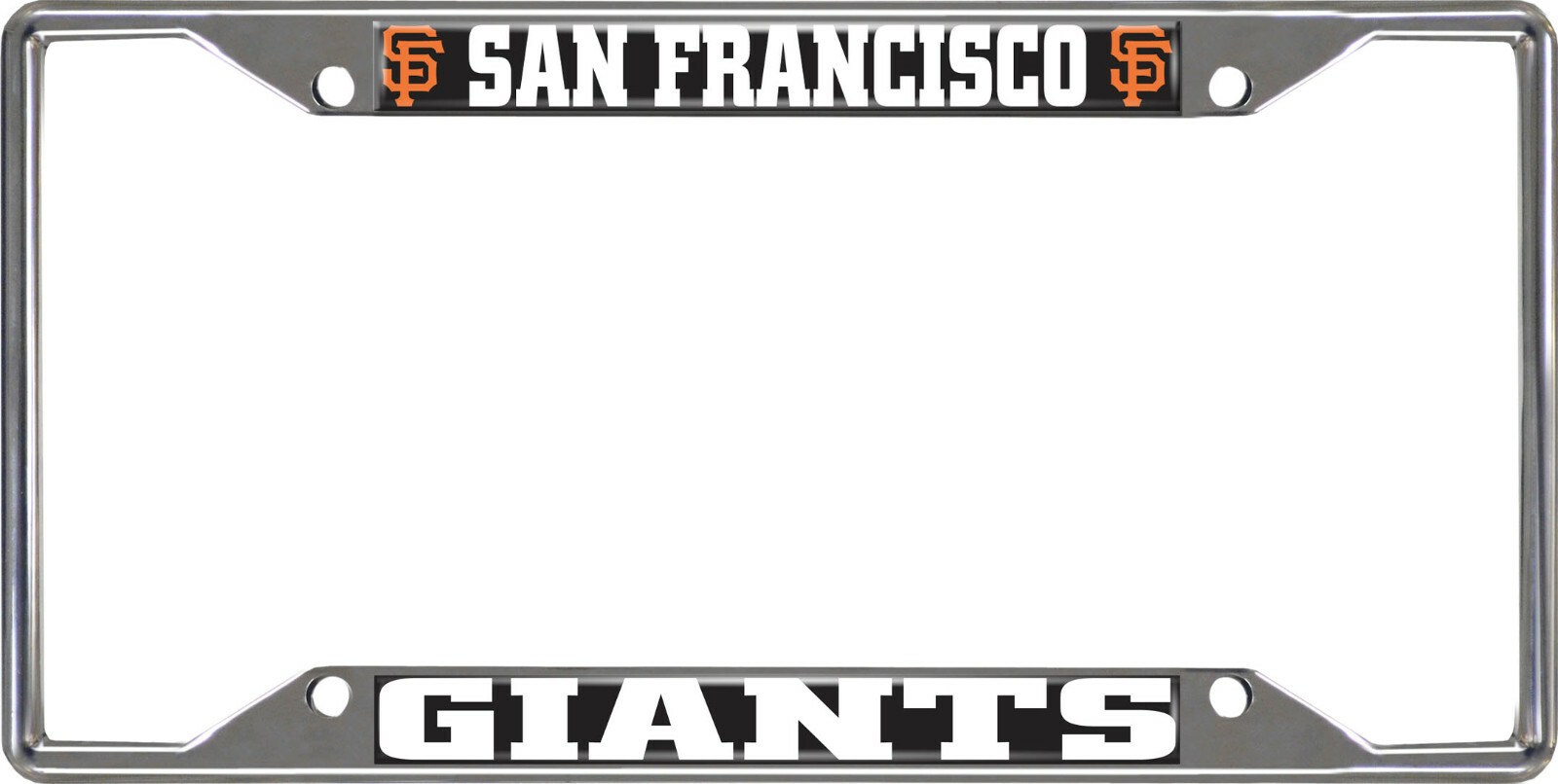 NEW MLB San Francisco Giants Car Truck Chrome Metal License Plate Frame ...
