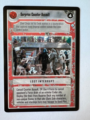 Surprise Counter Assault Star Wars CCG Endor SWCCG NM | eBay