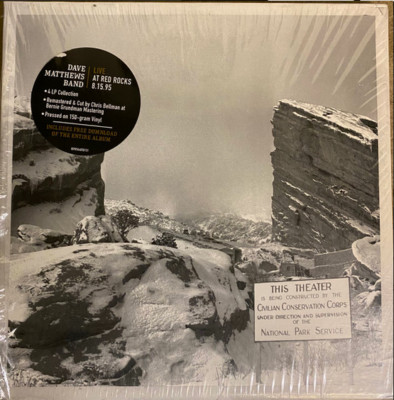 Dave Matthews Band – Live At Red Rocks (2017) Bama Rags 4xLP black ...