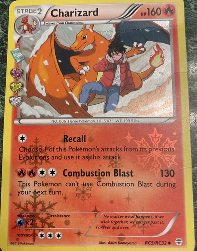 Pokémon TCG Charizard Generations RC5 Holo Uncommon 2016 | eBay