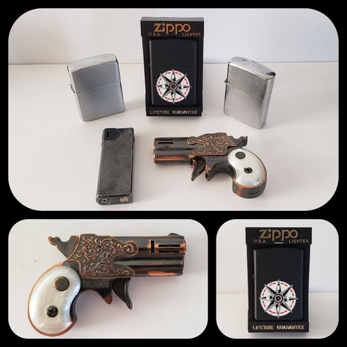 VTG Lighters Zippo Mastercraft Maruman Angel Mascot Derrigner USA Japan ...