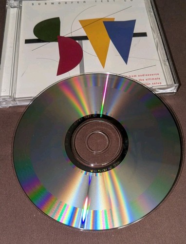 AudioSource SUBWOOFER TEST CD audiophile hi fi Home Theater Surround ...