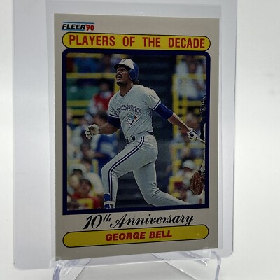 1990 Fleer George Bell Baseball Card #628 Mint FREE SHIPPING | eBay