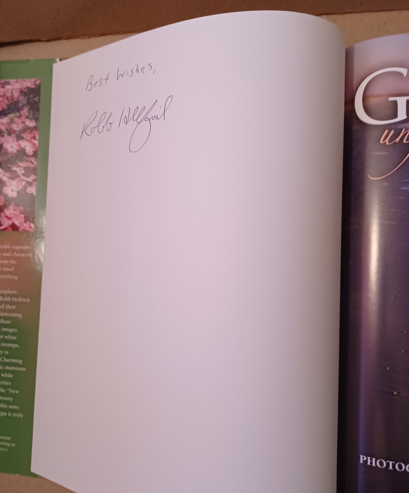 Georgia Unforgettable (Cumberland Island Cover) signed by Robb Helfrick ...