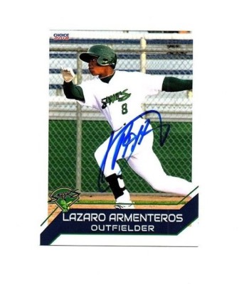 Lazaro Armenteros signed autographed 2018 Beloit Snappers team set card ...