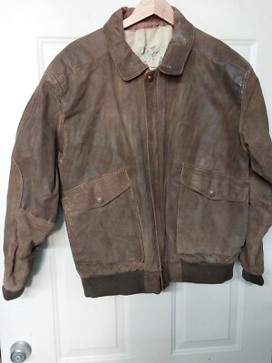 Vintage Expedition Leather Jacket Size L | eBay
