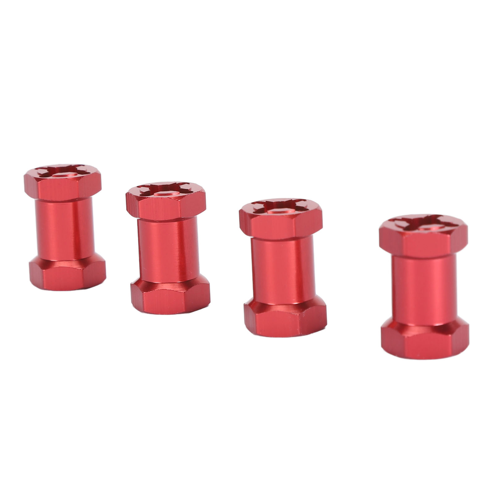 4PCS 12mm Hex Hub Adapters With Nuts Aluminum Alloy Wheel Hub Extension ...