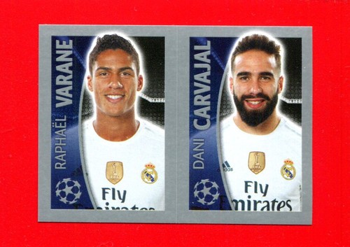 CHAMPIONS LEAGUE 2015-16 Topps -Figurine-stickers n. 45 -VARANE-CAR-R ...