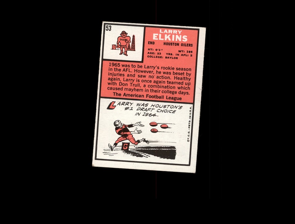 1966 Topps 53 Larry Elkins VG-EX #D756337 | eBay