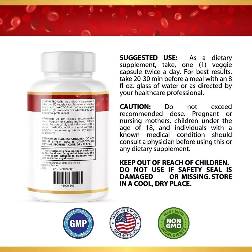 Striction BP Advanced Formula Support Healthy Blood Balance 80 capFREE ...