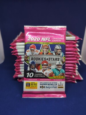 NFL Panini 2020 Rookies & Stars Football Trading Card Retail Pack [10 ...