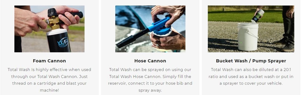 Total Wash Off-Road Cannon Kit WR Performance MX ATV UTV Soap Cleaner ...