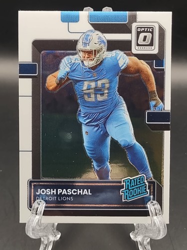2022 Panini Donruss Optic Josh Paschal RC #267 Rated Rookie Detroit ...