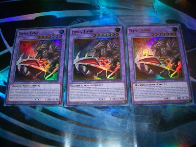 3x Dyna Tank 1st Edition Ultra Rare BLCR-EN018 Yu-Gi-Oh! | eBay