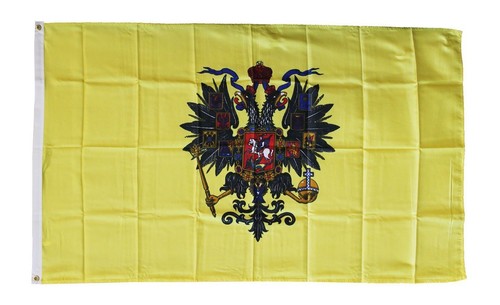 Imperial Flag of Russia 3x5 ft Russian Tsar Czar Eagle Shield Standard ...