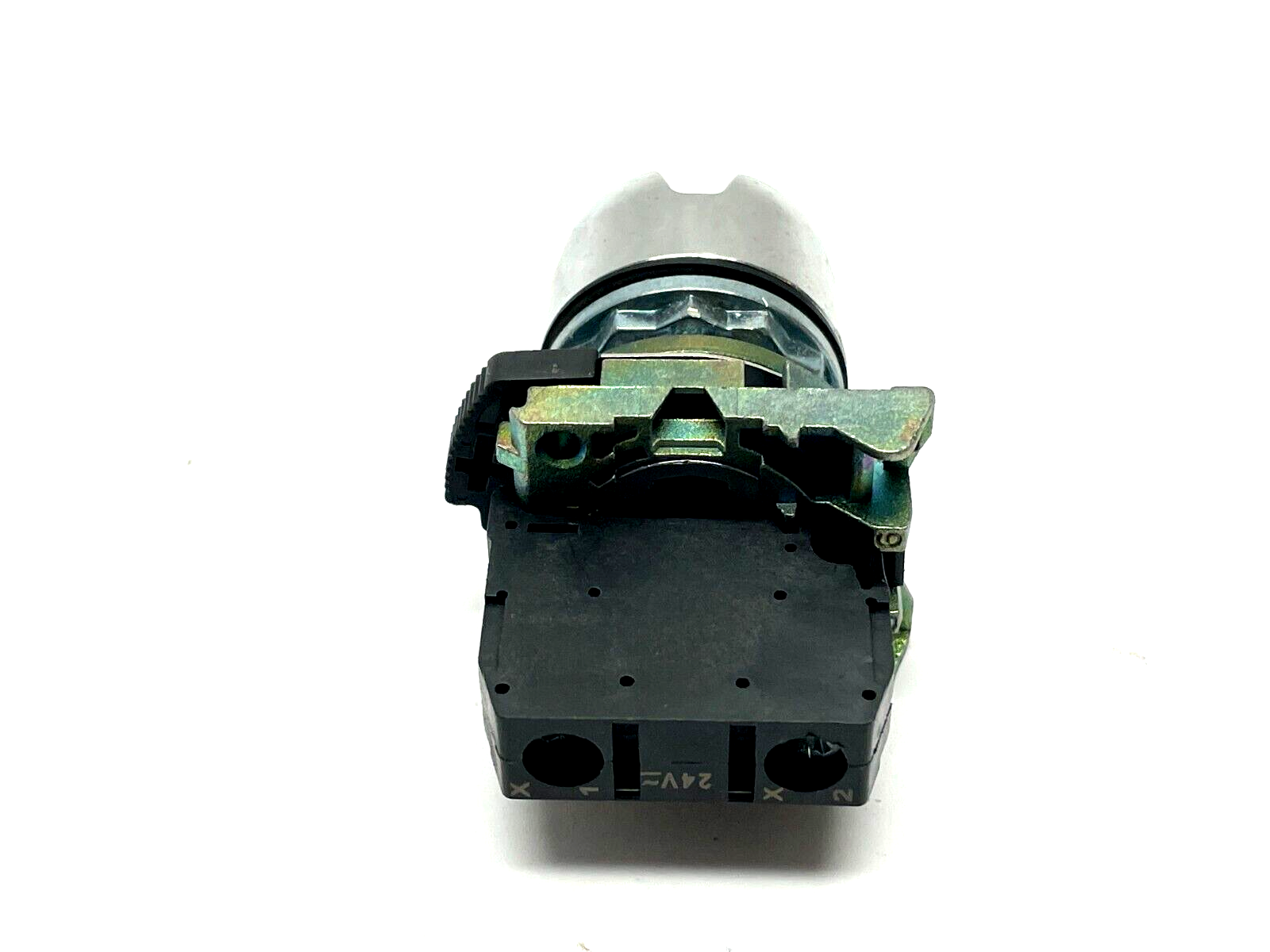 Allen Bradley 800FM-LG3 Green Guarded Pushbutton w/ 800F-N3W Ser. A ...