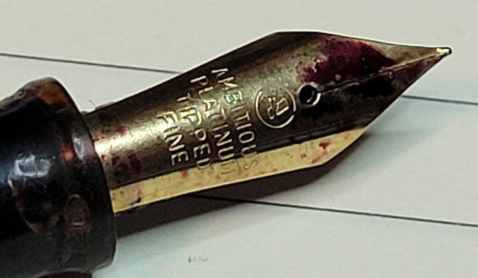 Vintage Button Filler Wearever Pacemaker Fountain Pen - Ambitious F/EF ...