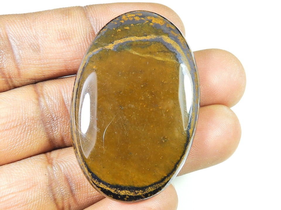 Natural Shiva Tiger Eye 130Cts. Pietra preziosa ovale cabochon sciolta ...