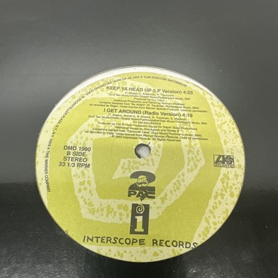 2Pac ‎I Get Around/Keep Ya Head Up (1993) Interscope Records ‎DMD 1990 ...