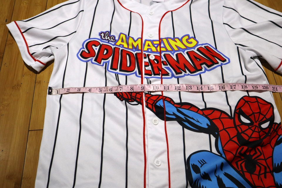 Marvel The Amazing Spider Man Baseball Jersey Men's Size Small | eBay