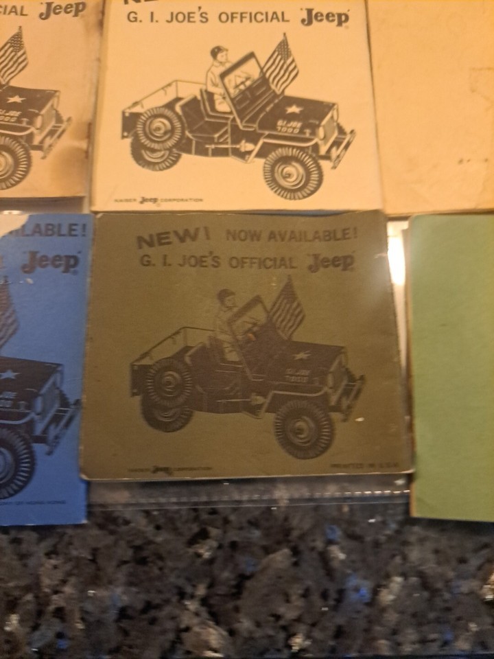 Vintage 1964 GI JOE Manual Booklet hasbro Sold Separately | eBay