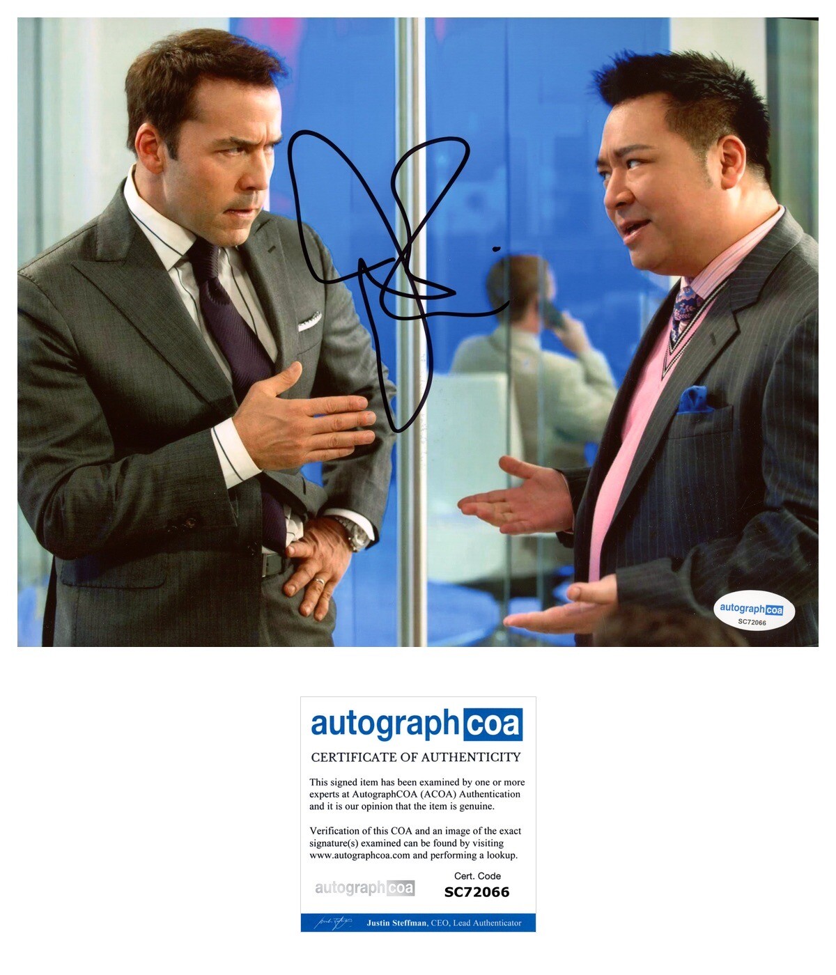 JEREMY PIVEN SIGNED ARI GOLD ENTOURAGE 8X10 PHOTO - ACOA COA | eBay