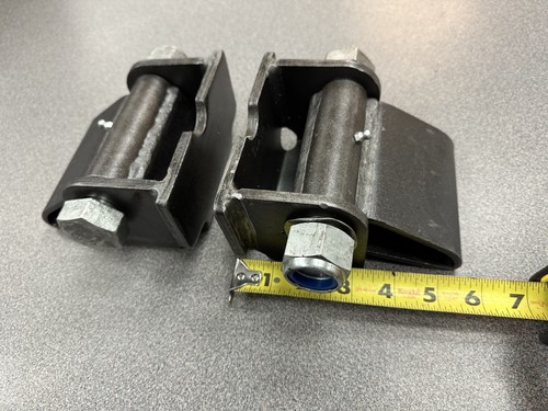 2PK H3032 Heavy Duty Dump Trailer Box Tilt Hinge Weld on Steel W ...