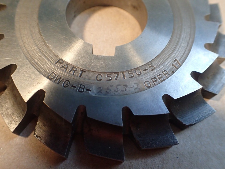 Cowles RH 1/4" Rad Corner Rounding Horizontal Milling Cutter: 1-1/4 ...