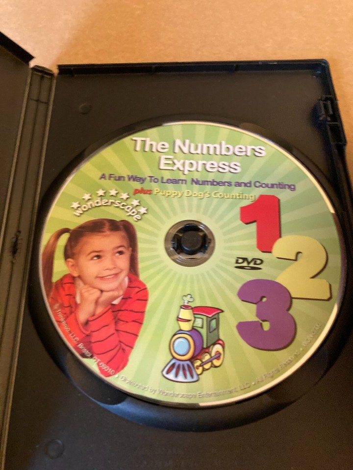 The Numbers Express DVD A Fun Way to Learn Numbers & Counting Pre-Owned ...