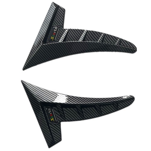 Car Side Wing Air Flow Fender Grille Intake Vent 2pcs Trim Sticker ...