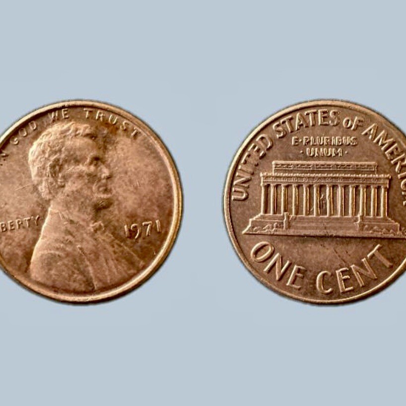 1971 Lincoln Penny One Cent No Mint Mark - Rare Vintage Coin | eBay