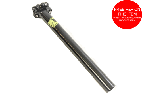 31.6mm Seatpost Straight No Layback Two Bolt Alloy Micro Adjust 350mm ...