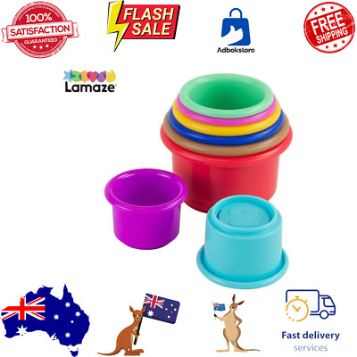 LAMAZE Pile & Play Cups, Multi Color (L27870) 8 Cups Set Kids ...