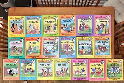 Vintage A Walt Disney Beginning Reader Books Volumes 1-19 | eBay
