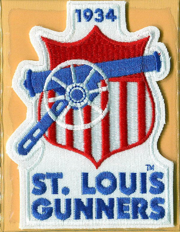 ST LOUIS GUNNERS Willabee & Ward NFL GOLDEN AGE FOOTBALL PATCH & INFO ...