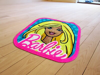 Barbie Doll Movie Logo Floor Mat Area Modern Accent Wool Carpet Living ...