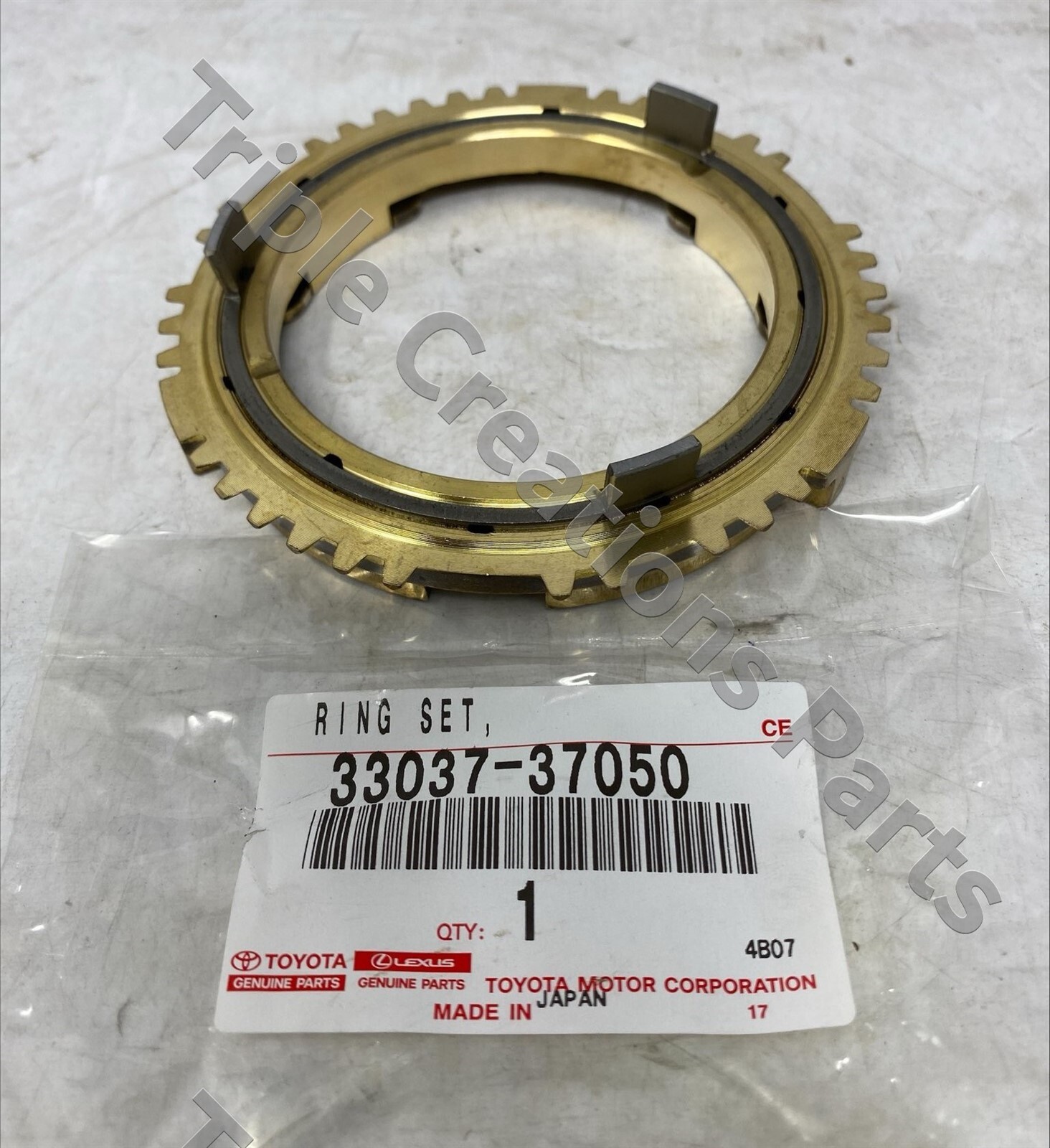 Toyota Genuine 33037-37050 Ring Set Synchronizer No.1 3303737050 OEM | eBay
